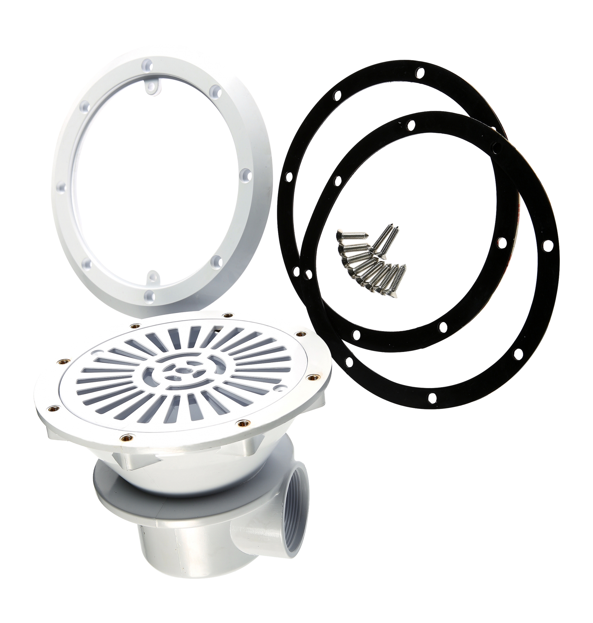 ABS Round Main Drain & Cover - Hidrotermal® Online Store Thailand ...