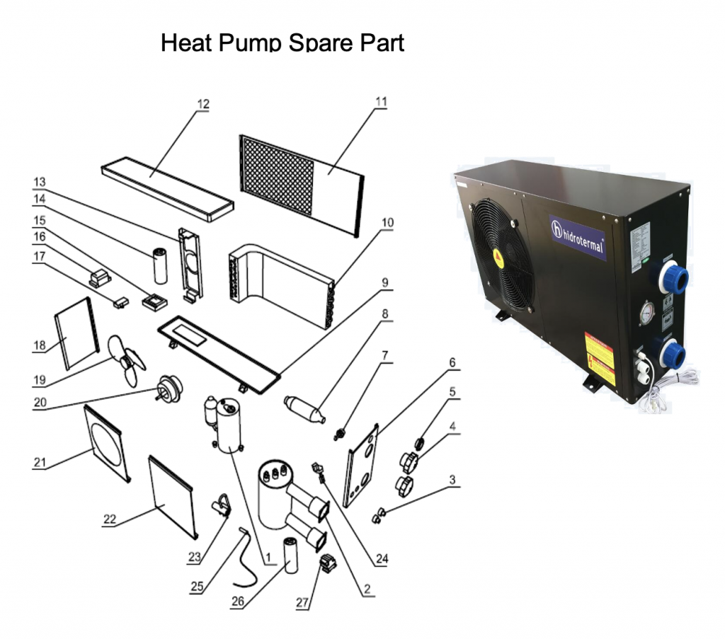 Spare Parts for Heat Pump - Hidrotermal® Online Store Thailand ...